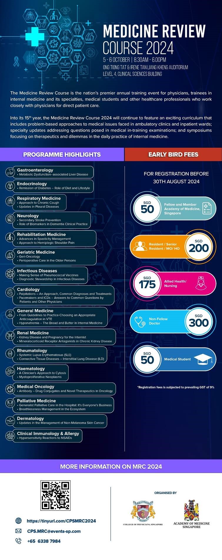 MEDICINE REVIEW COURSE :: Academy of Medicine, Singapore